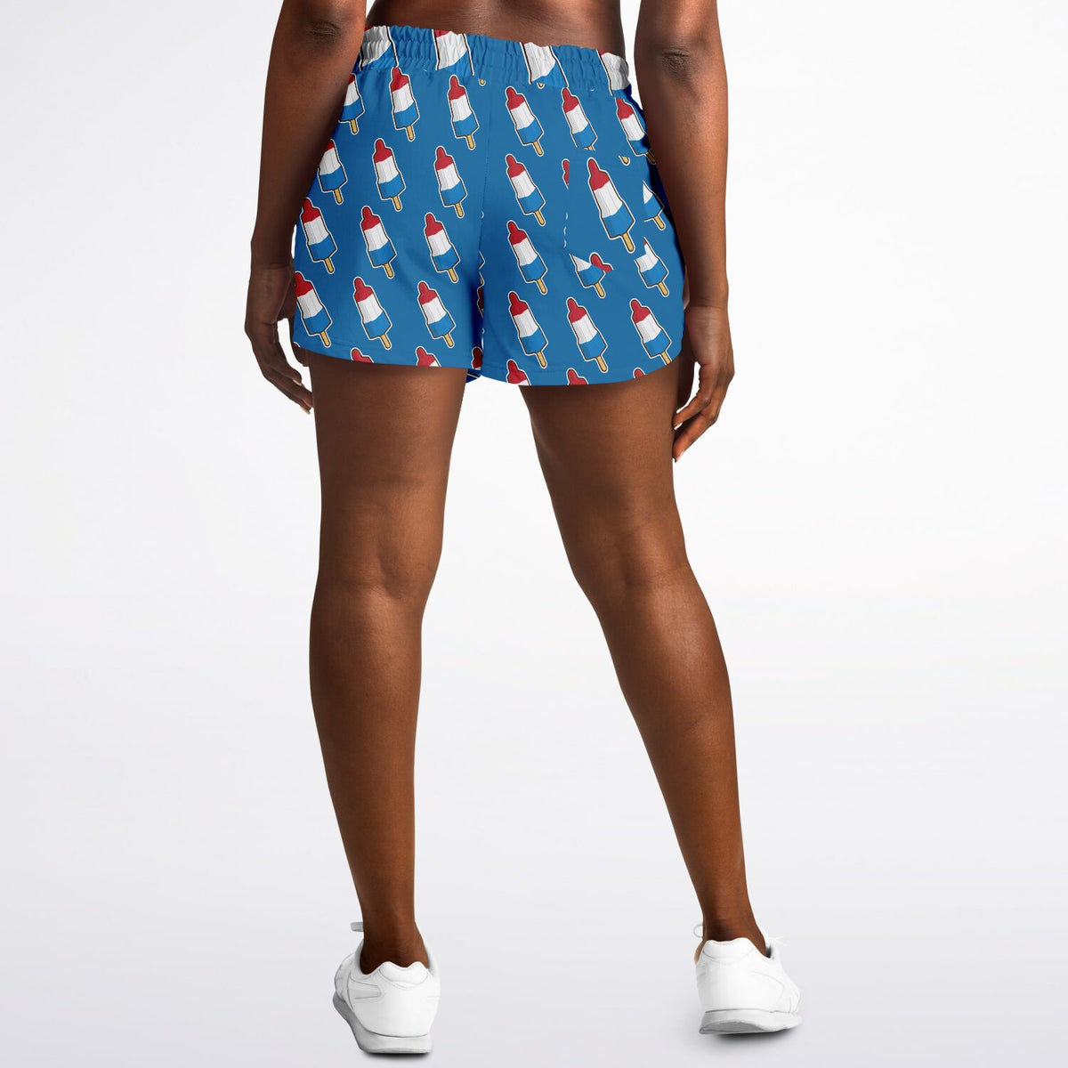 Women's Ice Cream Rocket Bomb Ice Popsicle Athletic Running Shorts ...